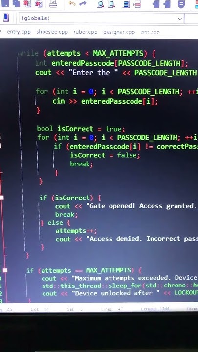 passcode device IDE dev c++ | C++ Program | #coderstokyo #codemasters # ... passcode device IDE dev c++ | C++ Program | #coderstokyo #codemasters # ...