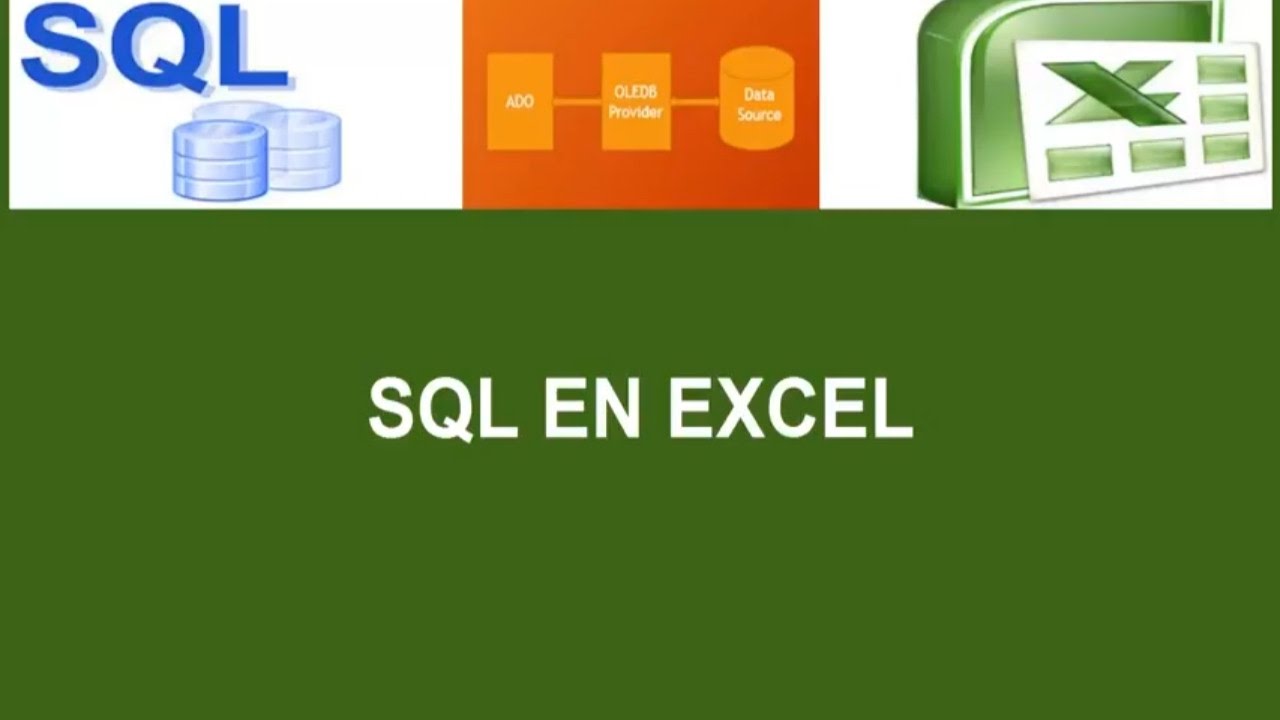 Consultas Varias SQL Select - Tutorial SQL en Excel Capitulo Nº 8 - YouTube