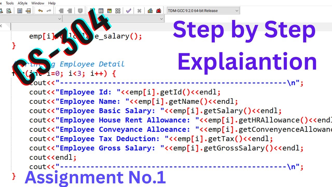Cs304 Oop Assignment No 1 Solution Current Semester Spring 2022 Youtube