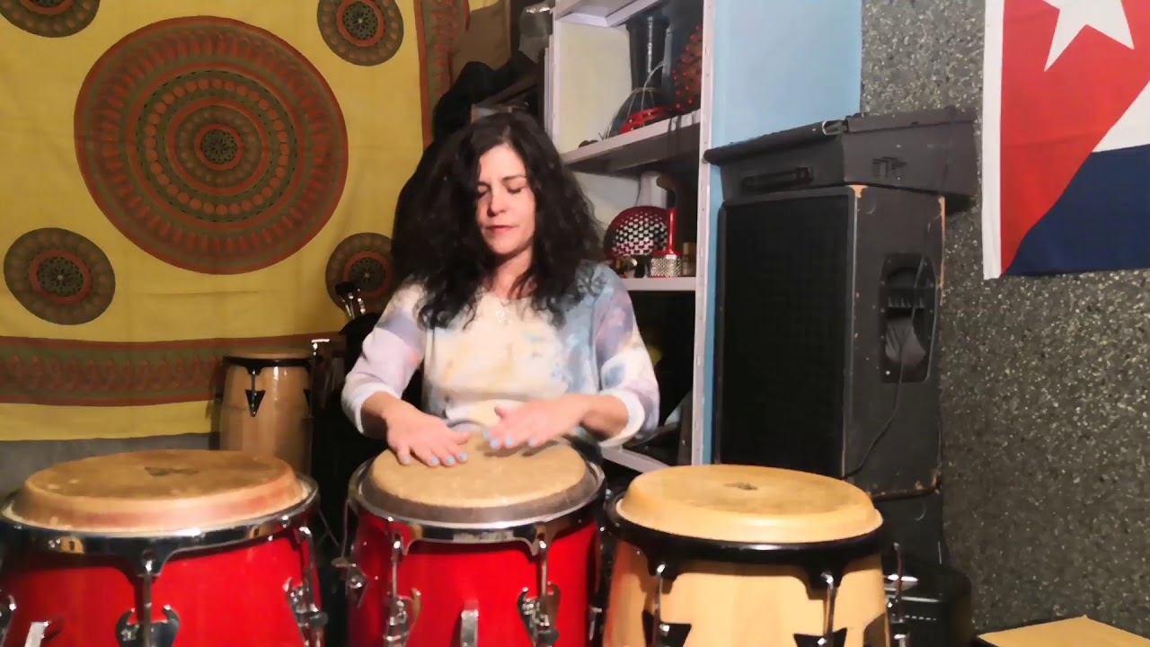 Madelin Espinosa. Ejercicio para congas. - YouTube