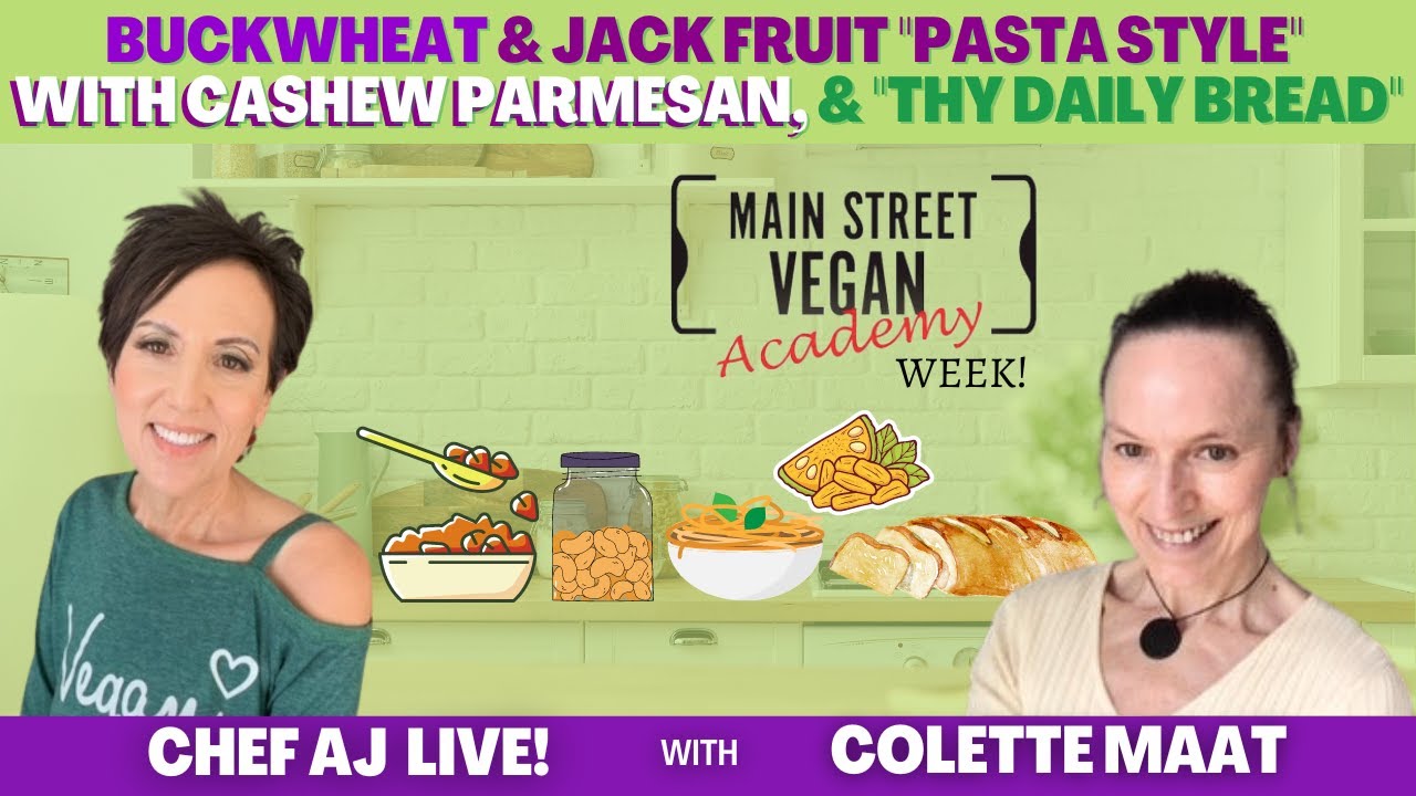 Buckwheat & Jackfruit "Pasta Style" with Cashew Parmesan and ’Thy Daily ...