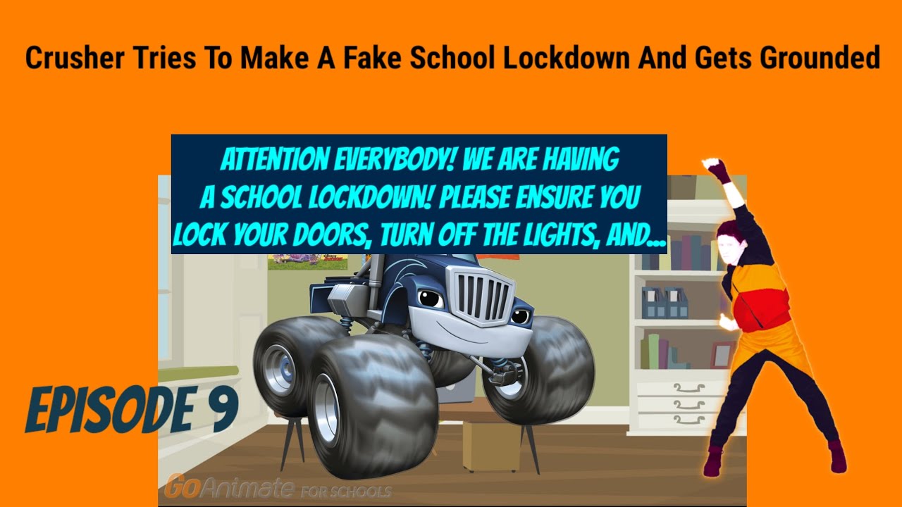 Crusher Tries To Make A Fake School Lockdown And Gets Grounded - YouTube