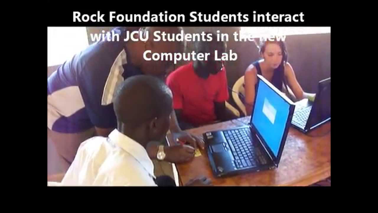 Rock Foundation School Computer Lab opens June 2013 - YouTube
