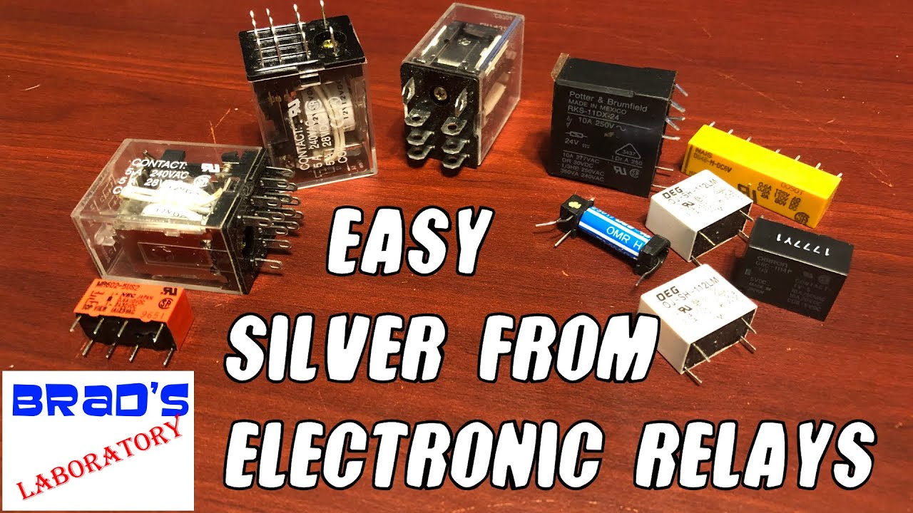 Easy Silver From Relays - YouTube