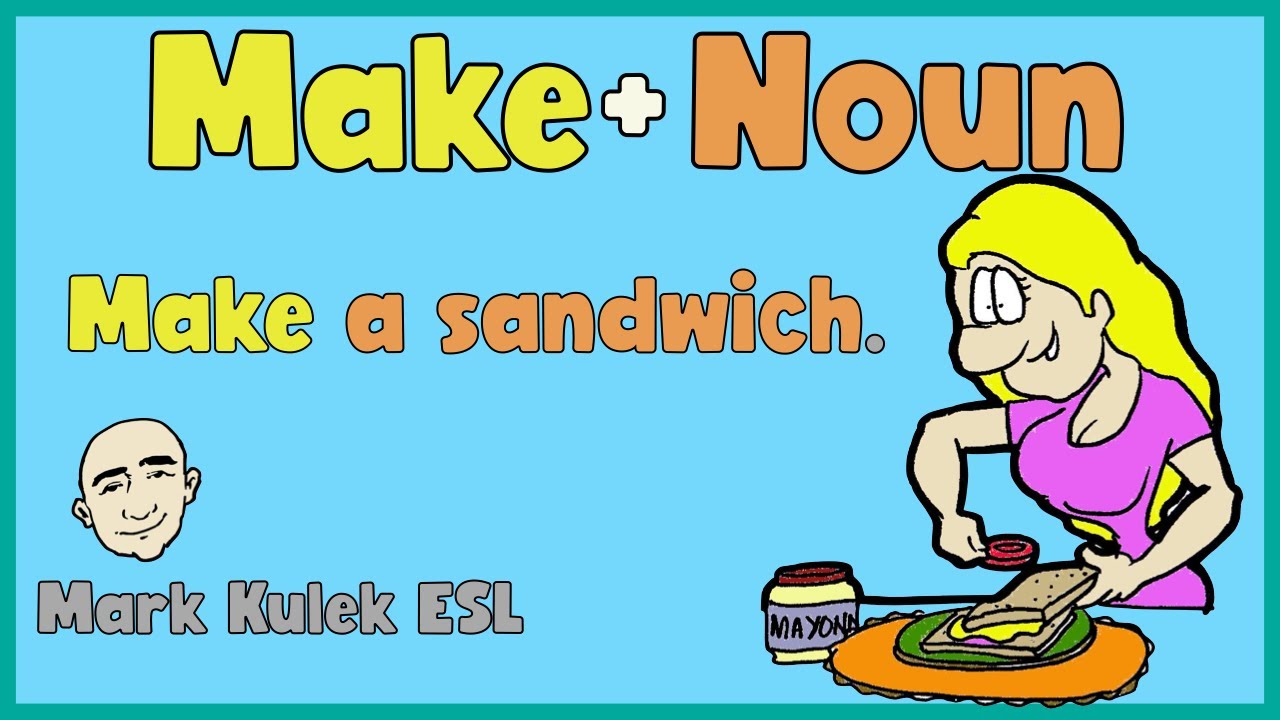 Make + Noun (people & activities) | English speaking practice - Mark ...