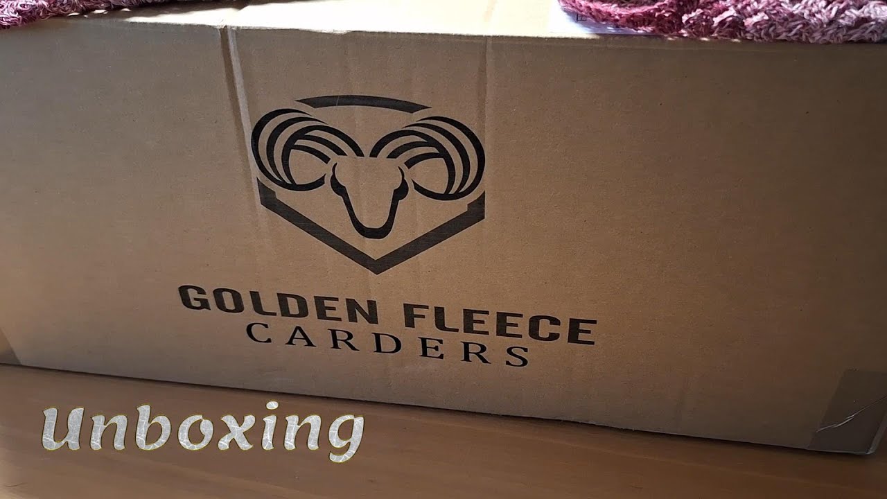 Unboxing Golden Fleece Carders - YouTube