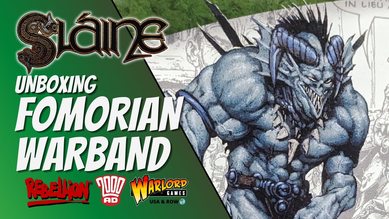 Warlord Games & 2000 AD - Slaine Fomorian Warband Unboxing - YouTube