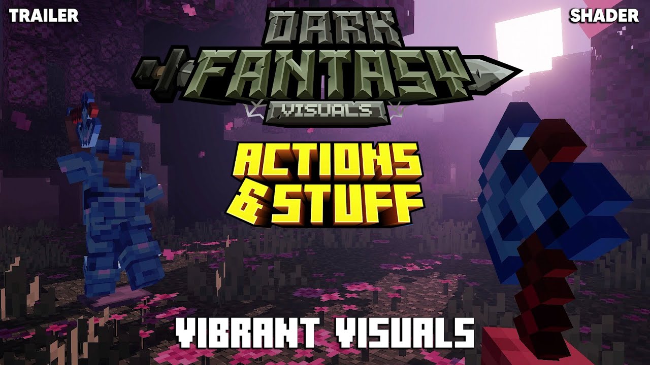 DARK FANTASY VISUALS CUSTOM ACTIONS & STUFF TRAILER in Minecraft ...