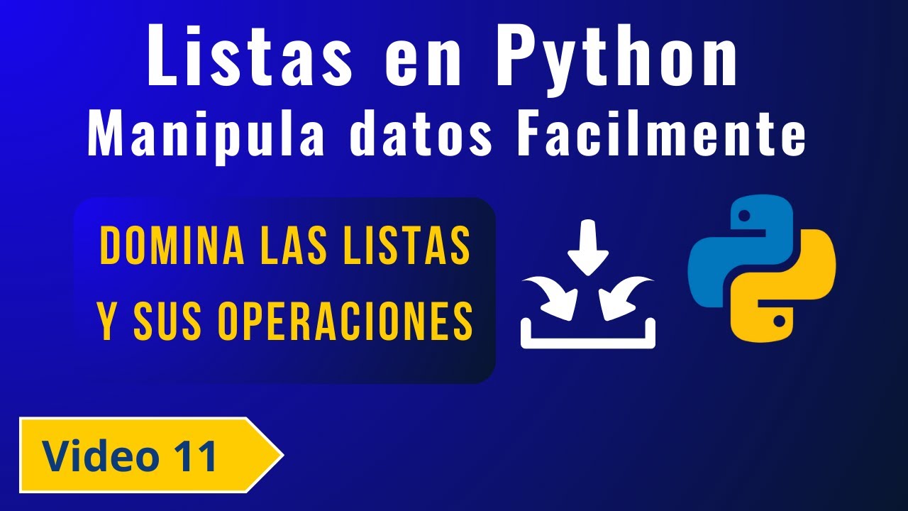 Listas en python.👉 Todo lo que DEBES SABER 📚para ser un experto #python ...