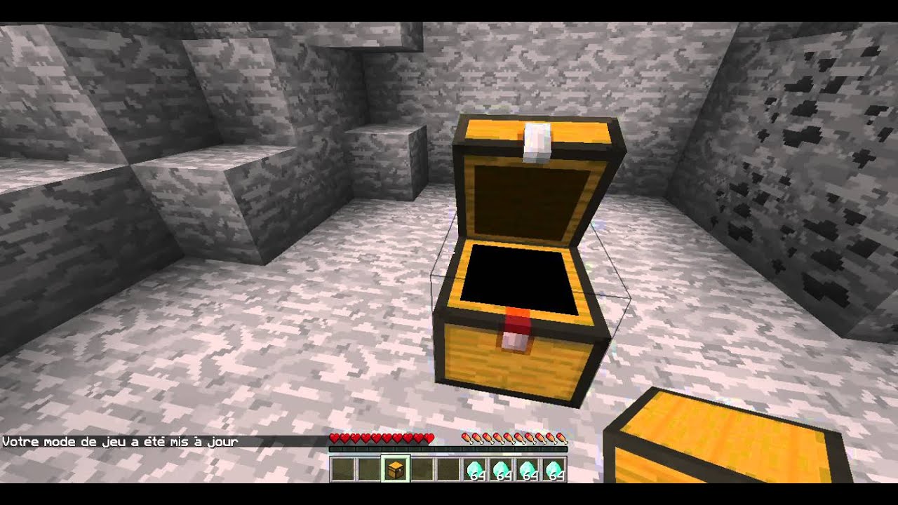 Minecraft coffre piege - YouTube