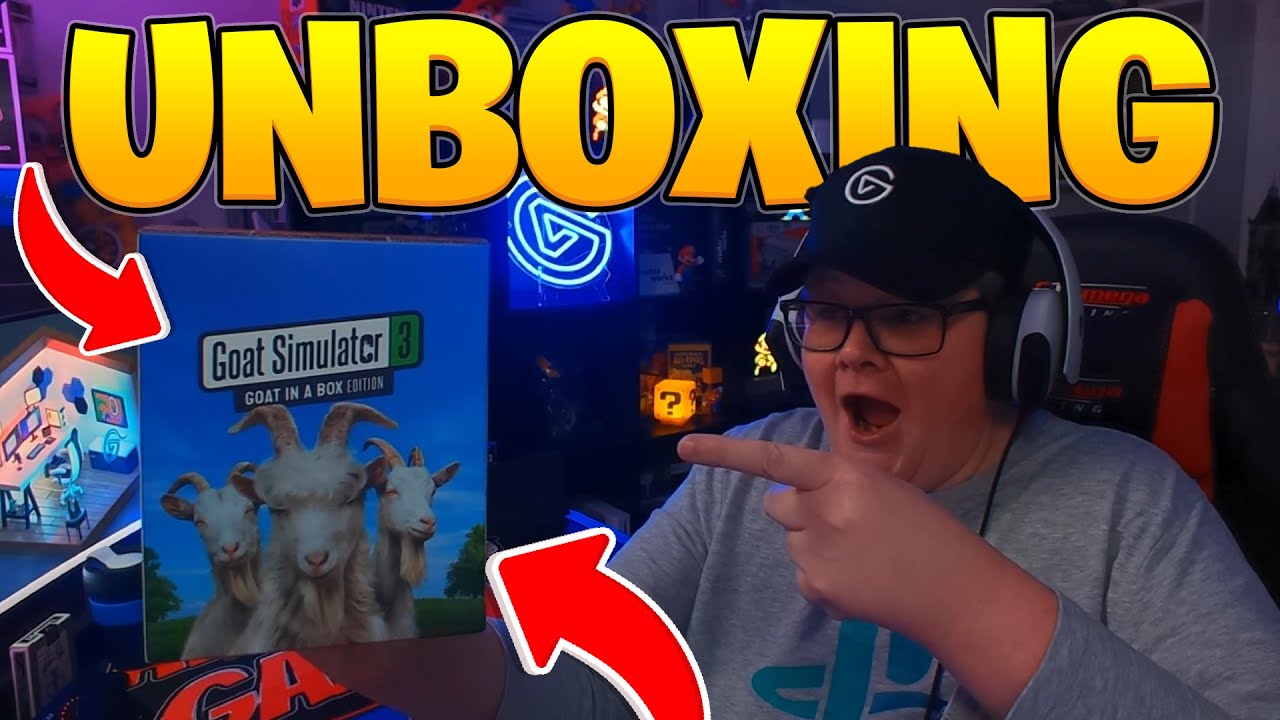 GOAT SIMULATOR 3 GOAT IN A BOX EDITION UNBOXING - YouTube