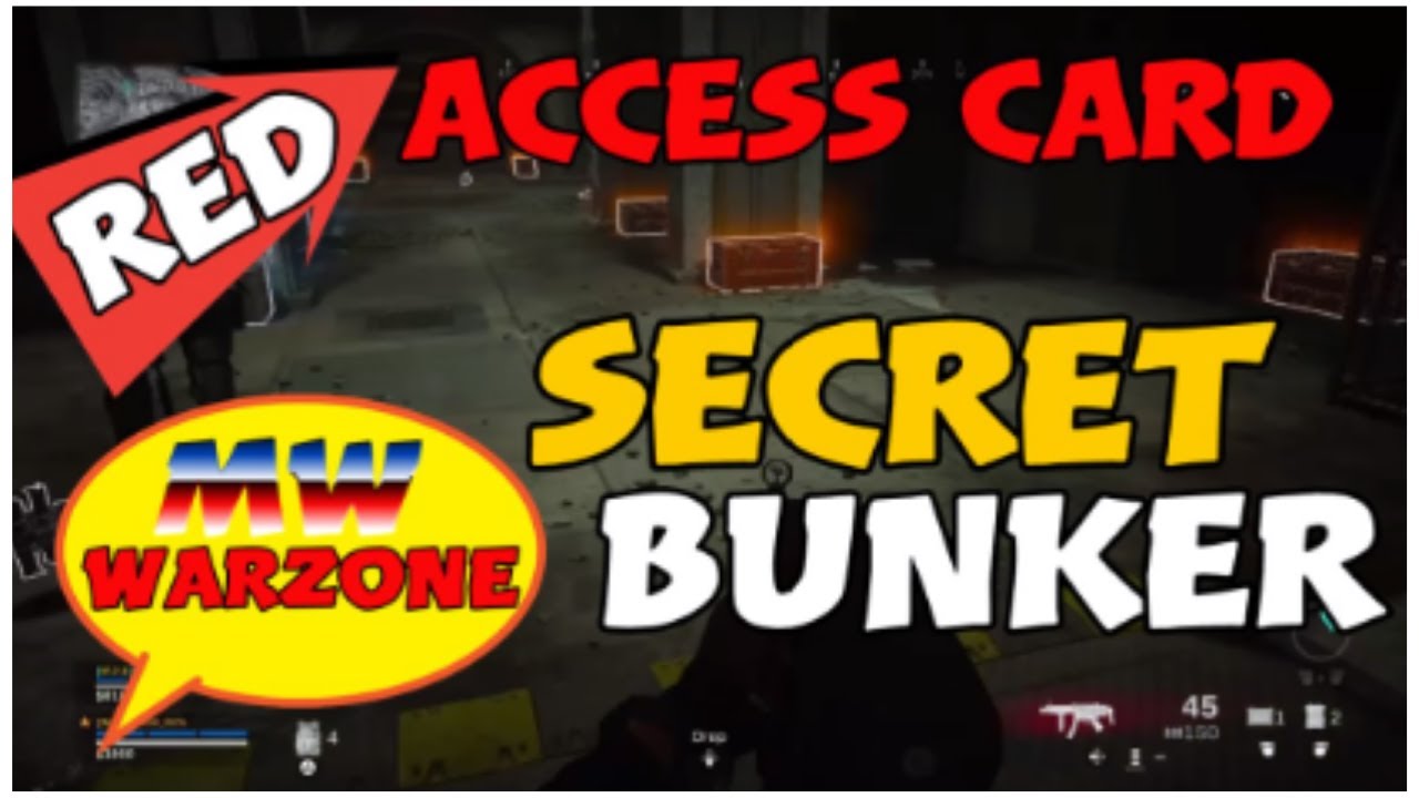 WARZONE SECRET BUNKER (Red Access Key Card + Final End Circle) - YouTube