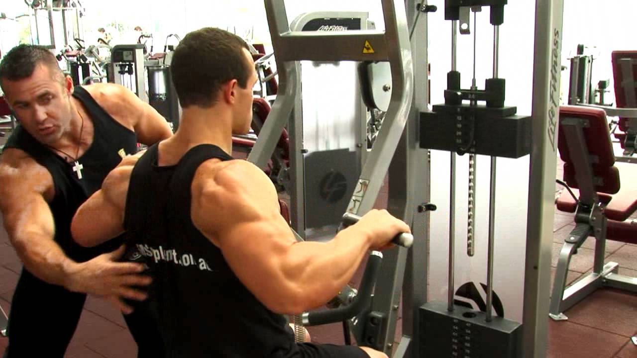 Seated Support Row Technique - YouTube