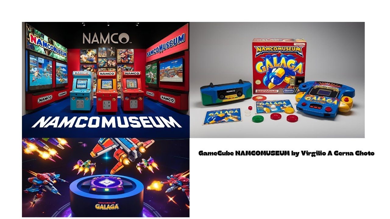 NAMCOM MUSEUM GameCube GamePlay By Virgilio A Cerna Choto GALAGA ...