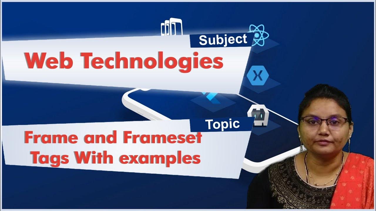 LEC 05 | Web Technologies | Frame and Frameset Tags With examplesBy Dr.N.Shirisha - YouTube