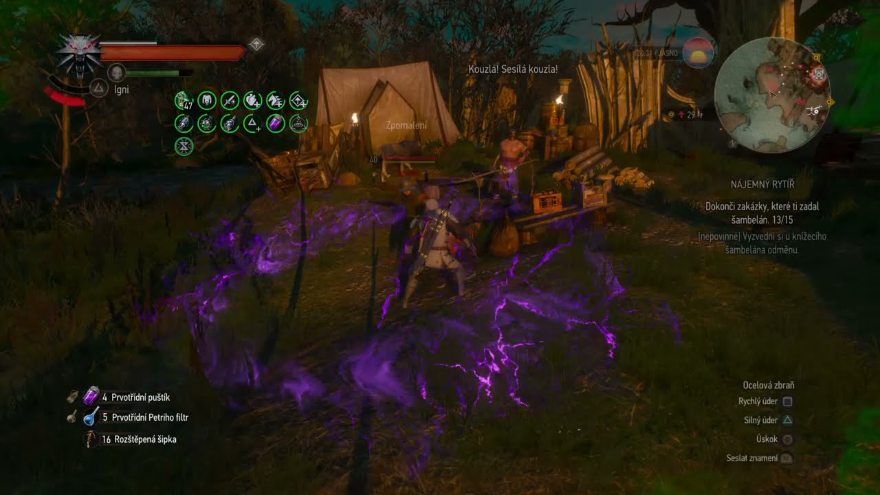 The Witcher 3: Griffin Build- Igni+Yrden (Blood and Wine) - YouTube