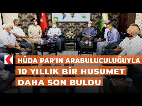HÜDA PAR'ın arabuluculuğuyla 10 yıllık bir husumet daha son buldu