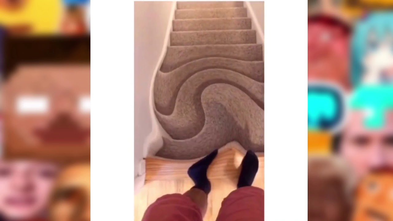 When you walk down the stairs, the right way! Meme! - YouTube