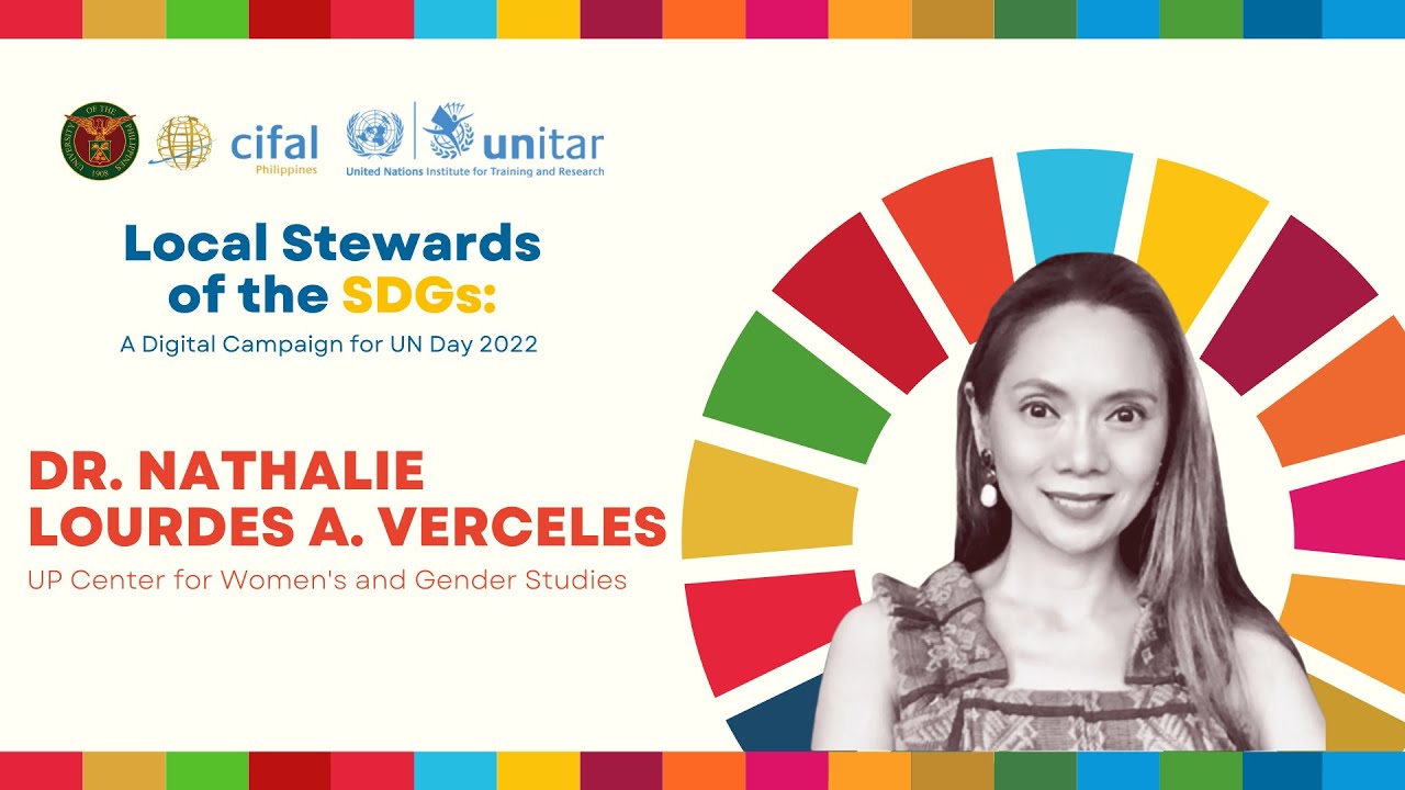 Local Stewards of the SDGs: Dr. Nathalie Lourdes A. Verceles - YouTube