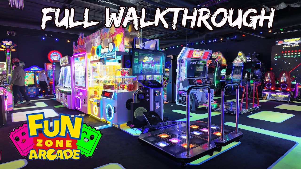 Fun Zone Arcade 2024 - 4k Walkthrough (Folsom, CA) - YouTube
