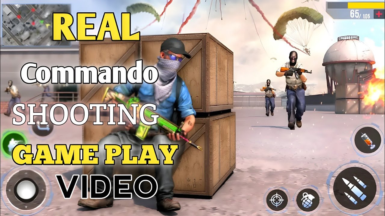 Real Commando shooting gameplay video - YouTube