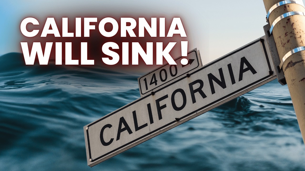 New Map Shows Where California Will Fall Into the Ocean by 2050 - YouTube