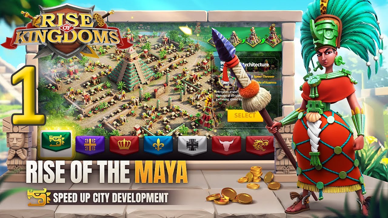 Rise of Kingdoms - Maya - Part 1 Gameplay Walkthrough - YouTube
