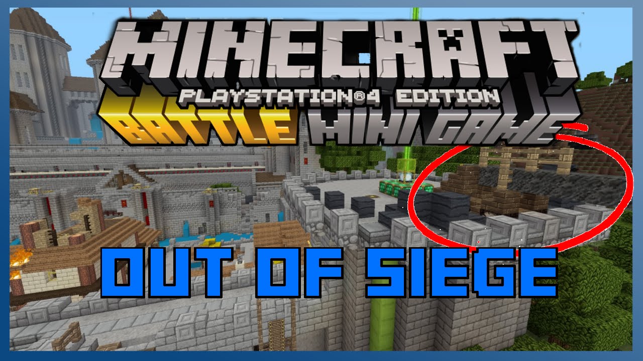 Minecraft Battle Mode: OUT OF MAP Parkour / Glitch! (SIEGE) - YouTube