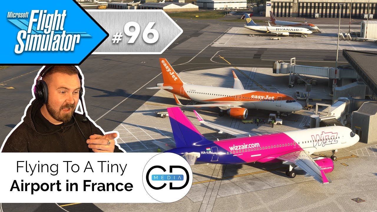 Flying To A Tiny Airport in France - Microsoft Flight Simulator ...