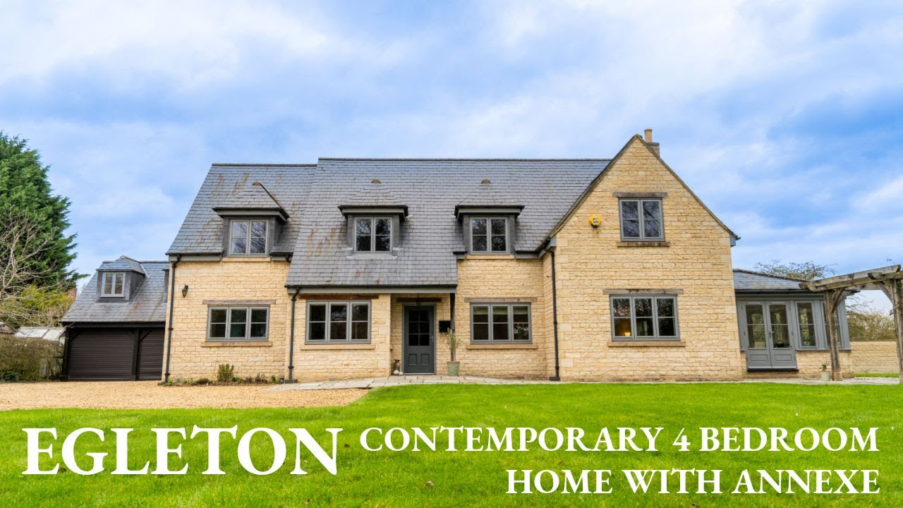 Step inside this stone built modern stone built home near Rutland Water ...