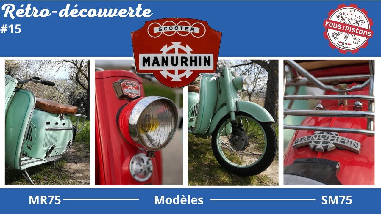 Scooter Manurhin MR/SM75: Rétro-découverte n°15 - YouTube