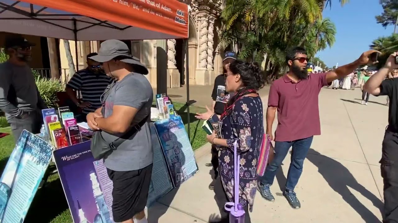 My arrival at Uthman ibn Farooq Booth Balboa Park Ft. Hatun Tash - YouTube