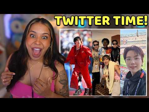 scrolling through twitter after BTS's ICONIC Performance at the FIFA FINALS!