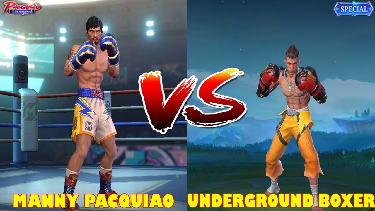 SKIN PAQUITO UNDERGROUND BOXER VS PAQUITO MANNY PACQUIAO MLBB - YouTube
