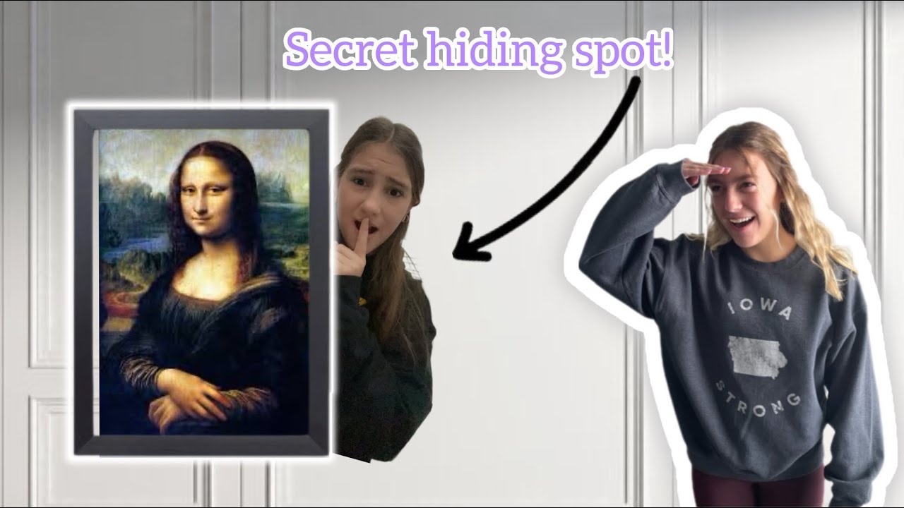 Hiding from my sister in a spot you would never believe! Stay tuned ...