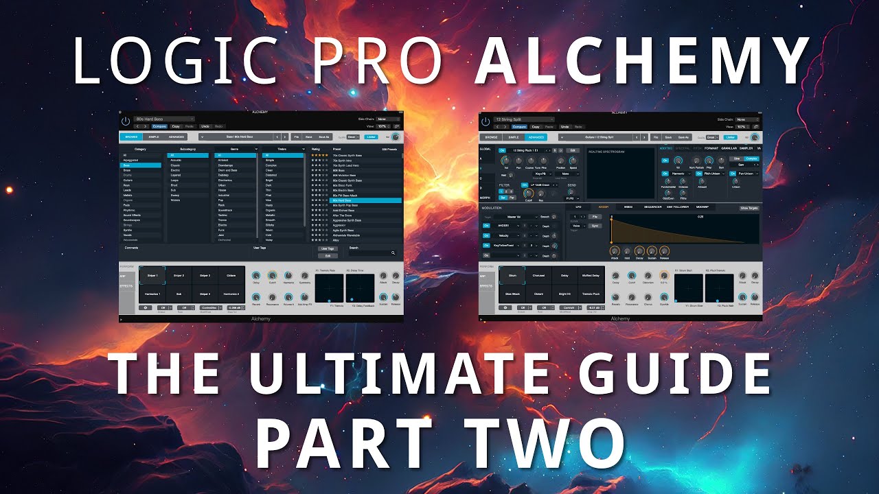 LOGIC PRO'S ALCHEMY - The Ultimate Guide - Part 2 - YouTube