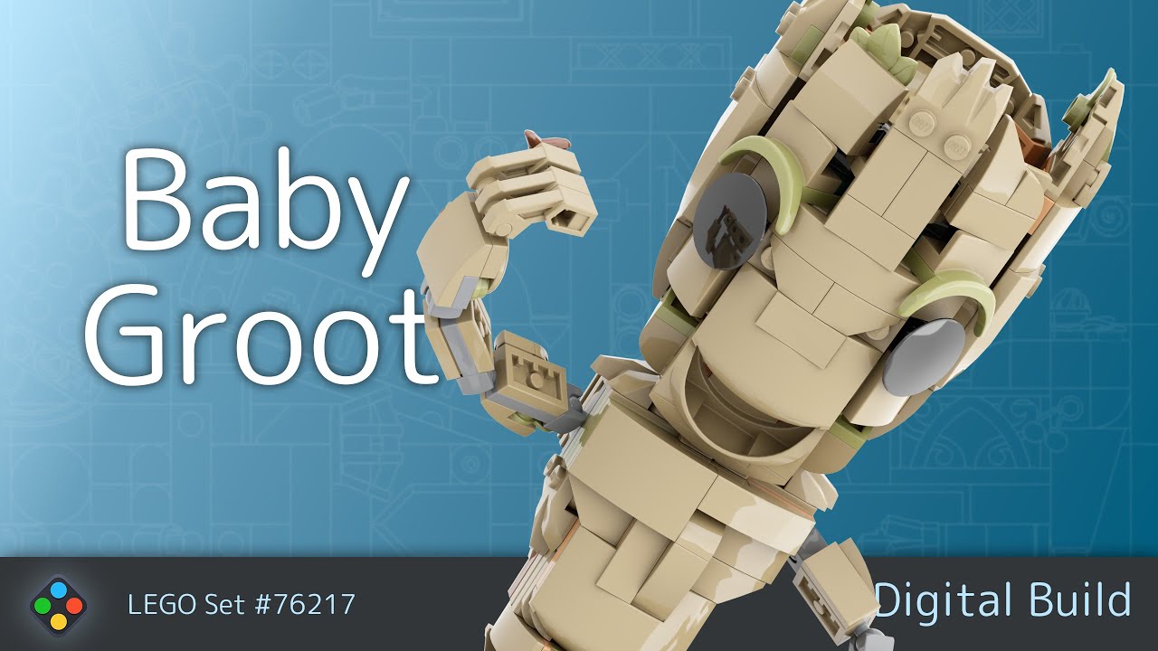 I am Groot 76217 - Digital LEGO Build - YouTube