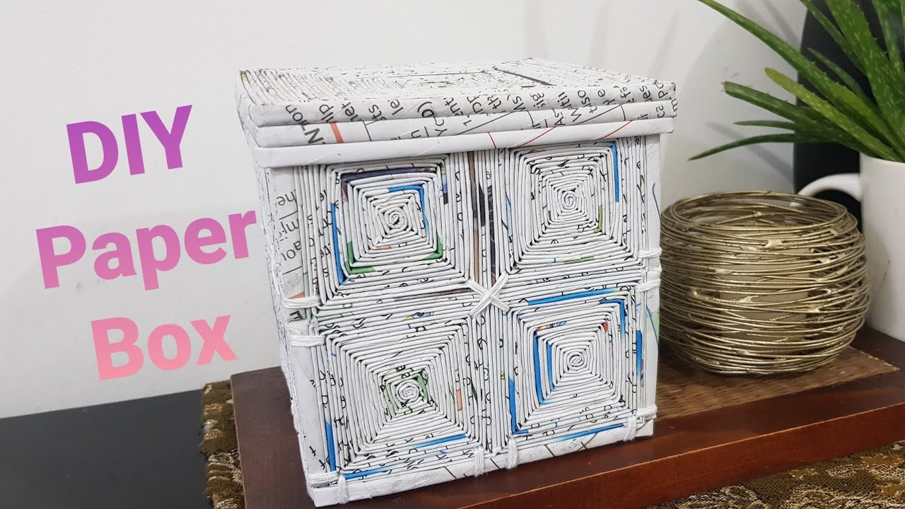 DIY Paper Box - YouTube