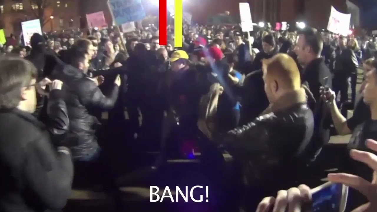 Shooting at UW Seattle during Milo Yiannopoulos protest - YouTube