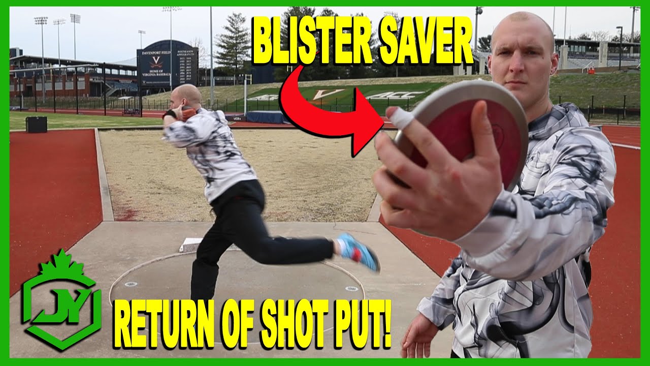 Taping Your Discus Finger - Return of Shot Put - JY THROWS S3E13 - YouTube