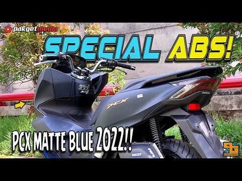 EKSKLUSIF ABS!! NEW HONDA PCX 160 MATTE BLUE 2023 - YouTube