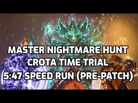 Master Nightmare Hunt Crota Time Trial Speed Run (5:47 pre-patch ...