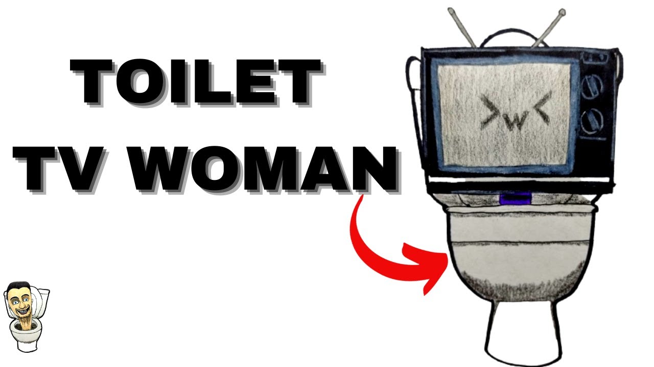 Cómo DIBUJAR a📺TOILET TV WOMAN (Skibidi Toilet) Multiverse / How to ...