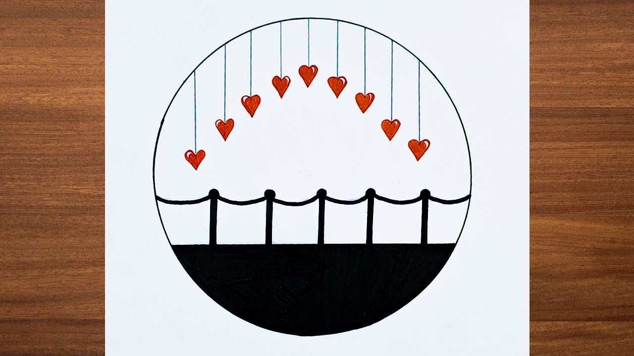 Easy circle drawing || Circle drawing for beginners || Pencil drawing ...