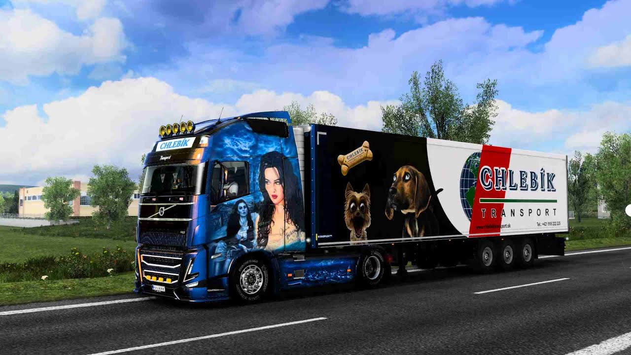 Combo Volvo 2020 FH5 Chlebík Transport - YouTube