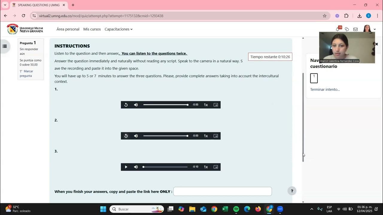 Intercultural Communicative Task, Stage 2 -Sharon Fernandez - YouTube