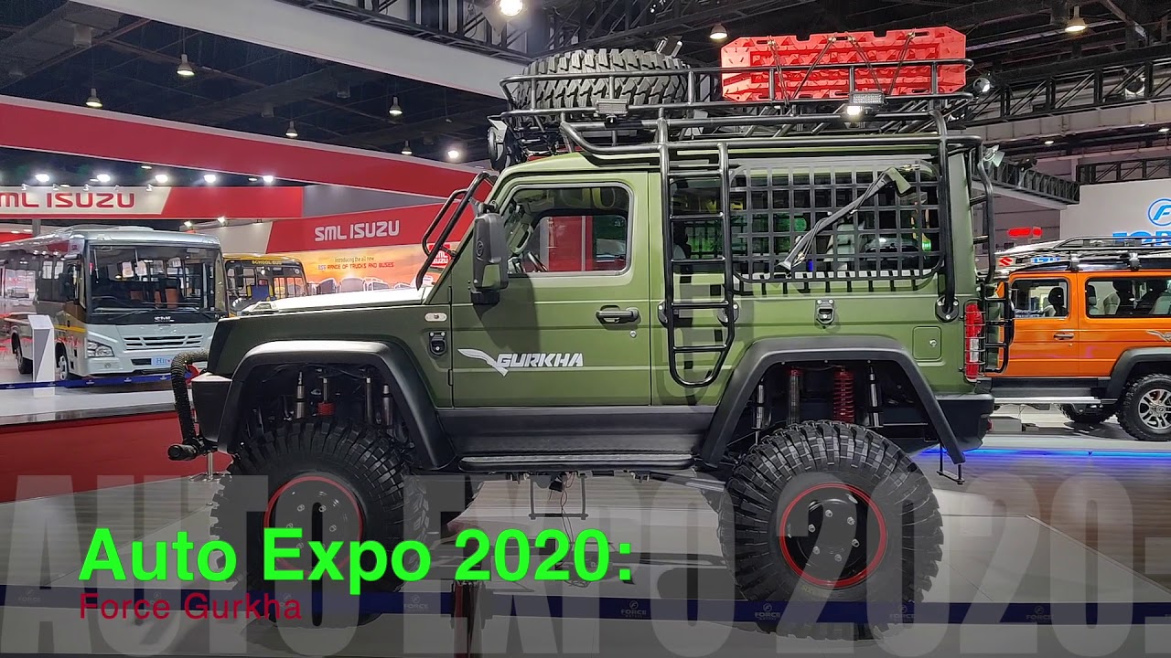 Force Gurkha Custom Walkaround Review At Auto Expo 2020 | - YouTube