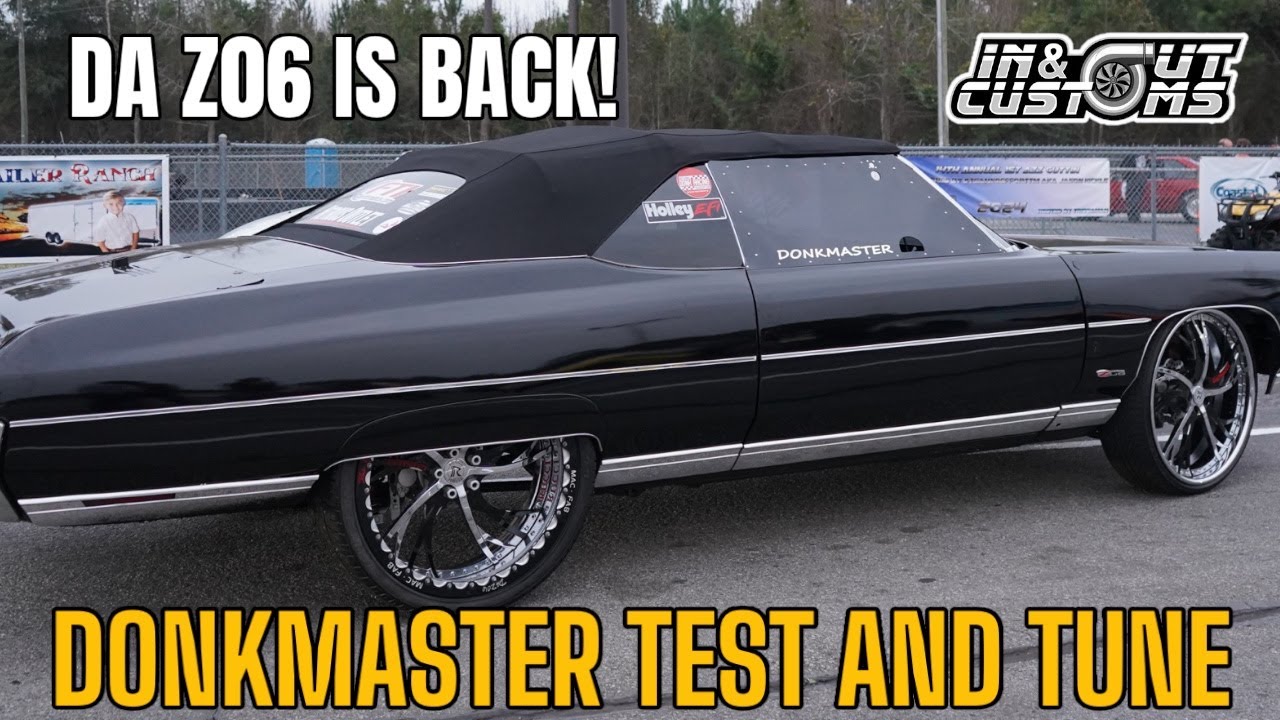 Donkmaster and Da Z06 getting ready for Triggaman's 1st Azz cuttin Show ...