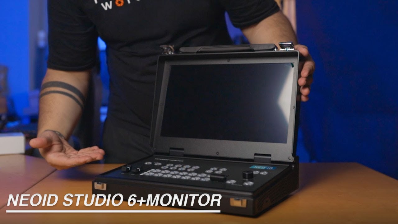 Switcher com Monitor Portátil NeoiD Estúdio 6+ SDI/HDMI Streaming USB ...