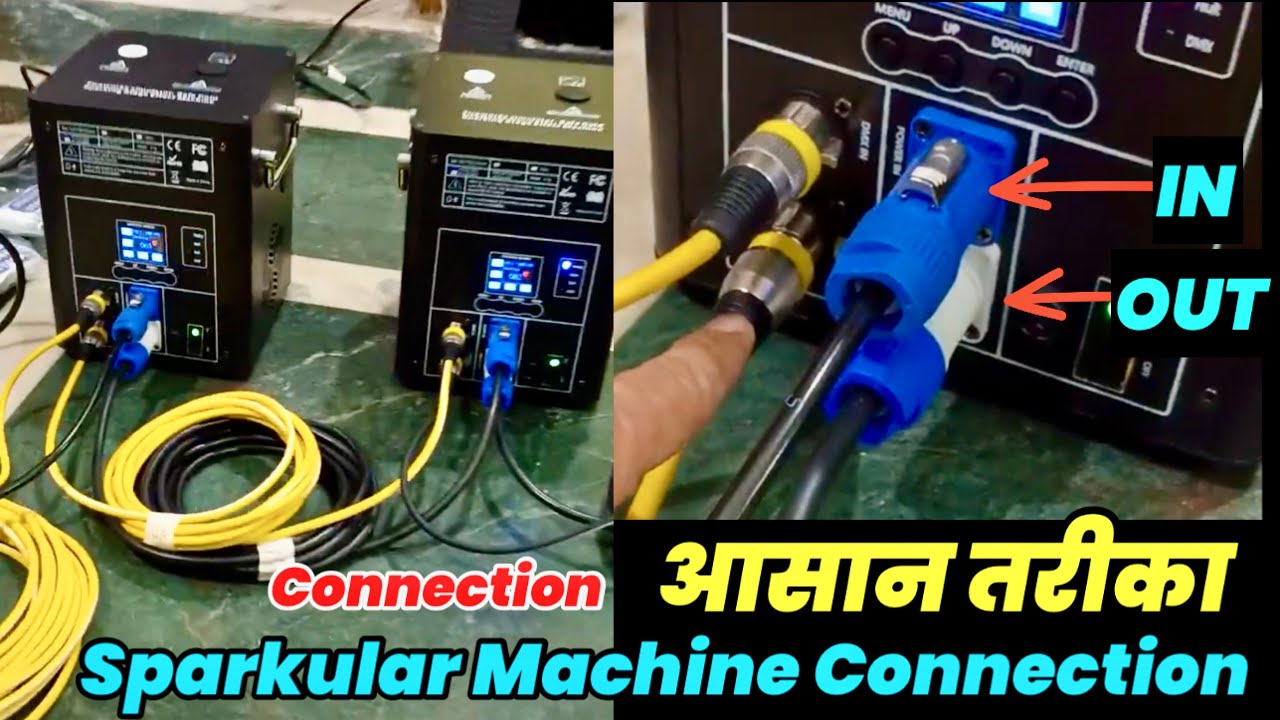 How to Connect Spro V2 Sparkular Machine 750w, Compete Connection ...